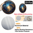 2D Flat, 1pc Colorful Starry Sky Swirl Mystery 8Inch with Rotating Hook ...