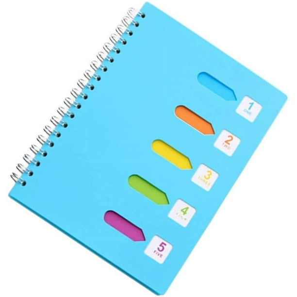 SHAR 2 Pieces A5 Spiral Notebook 2 Inch Diary Notepad Separator Lined ...