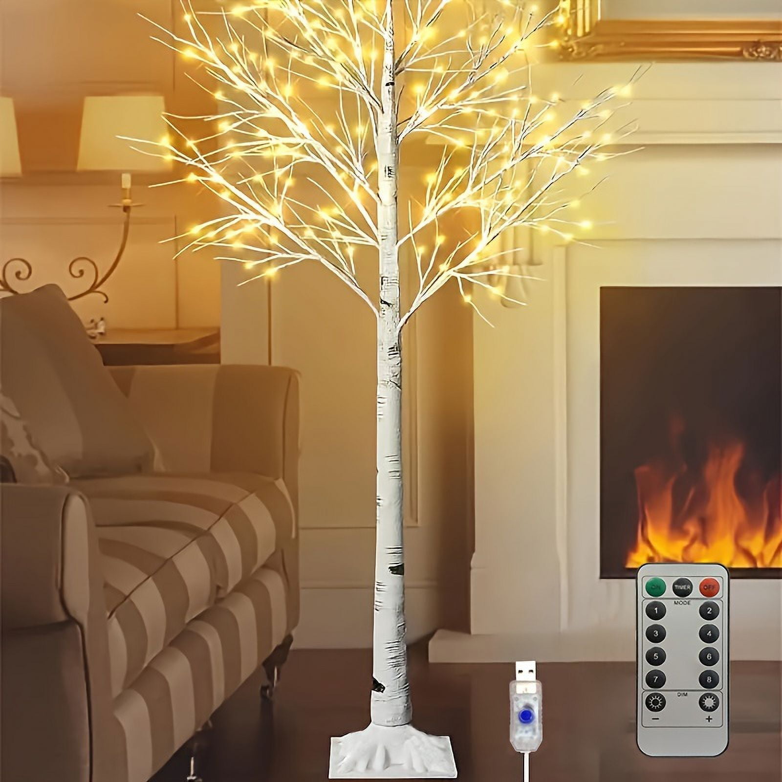 Click here for Grm 1pc Led Landscape Light  Birch Tree Simulation... prices