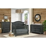 Kingsley Charleston 4-in-1 Convertible Wood Crib in Weathered Woodland ...