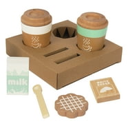 Fisher-Price Wooden Picnic Basket and Food Pretend Play Set for ...