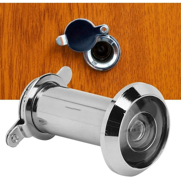 Solid Brass 220-Degree Large Door Viewer Security Peek Peephole for ...