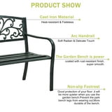 Walmart Garden Bench for Outside Sitting, 500 Lb Capacity, Durable 2-3 ...