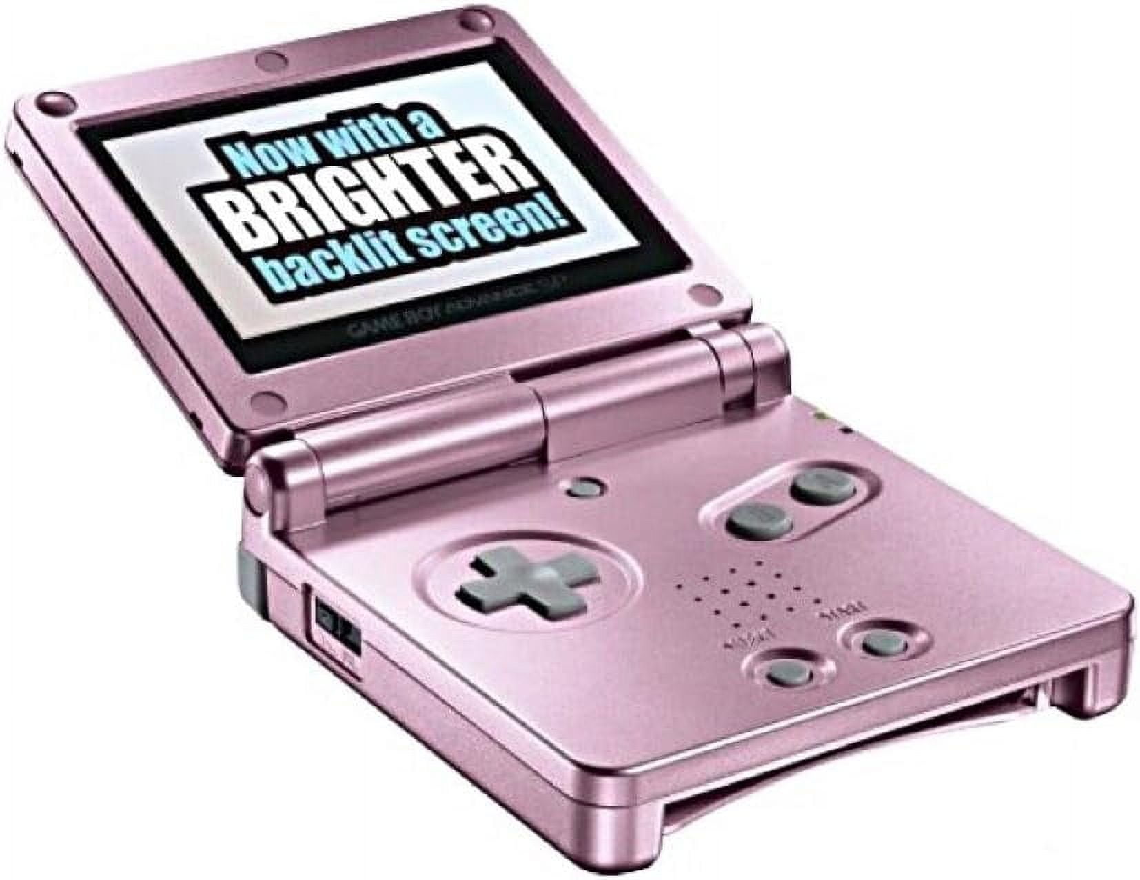 Consola Nintendo Gameboy Advance SP Restaurada, Color Rosa Perla ...