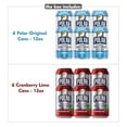 Polar Seltzer Water Variety Pack - 12 fl oz (Pack of 12) (Cranberry Lime/Origal) - Walmart.com
