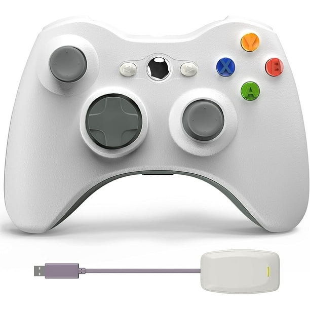 ATTOE Wireless Controller for X-Box 360, 2.4GHz Enhanced Dual Vbt Game ...