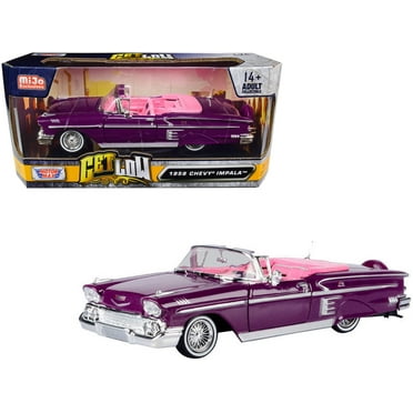 Motormax Diecast Toy, 1993 Chevrolet Caprice Lowrider - Get Low Series ...
