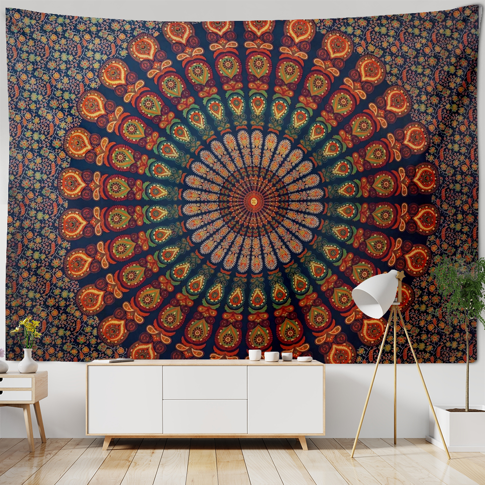 Bohemian Boho Aesthetic Wall Tapestry, Aesthetic Vintage Wall Hanging ...