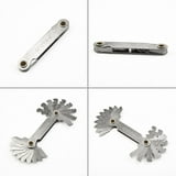 Thread Pitch Cutting Gauge Tool Set 55 and 60° Inch and Metric 0.5-7.0 ...