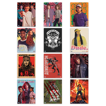 Netflix Stranger Things: Season 3 - Group Wall Poster, 22.375" x 34 ...