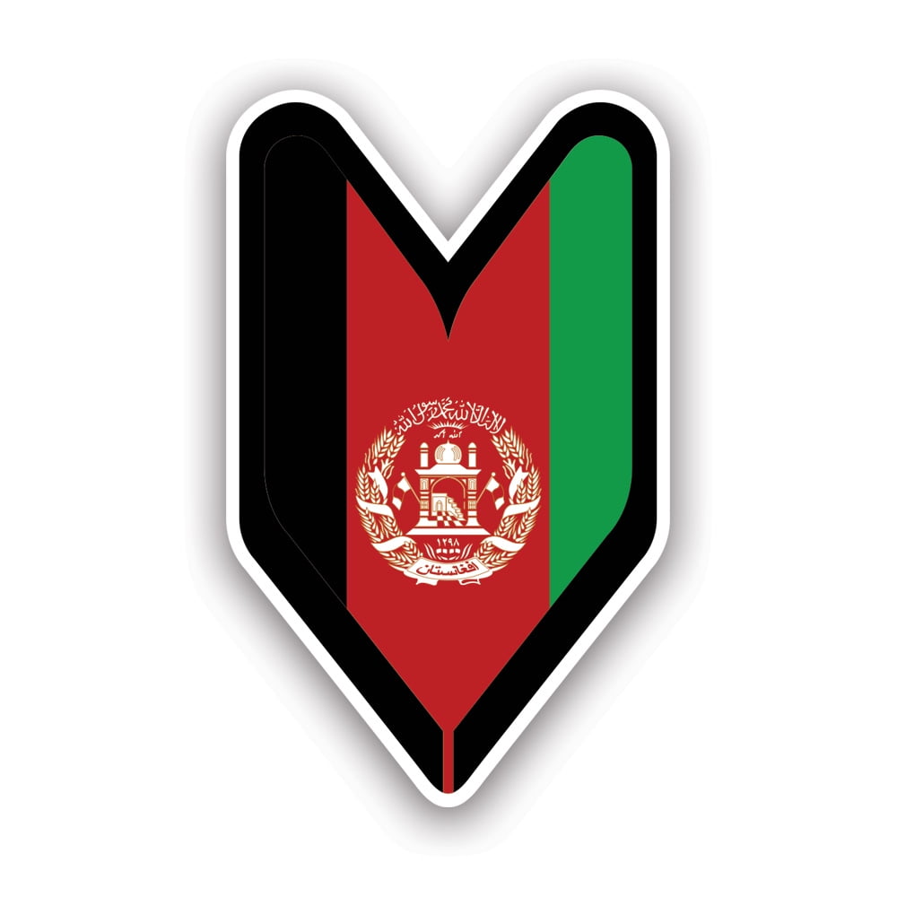 Afghanistan Driver Badge Sticker Decal - Self Adhesive Vinyl ...