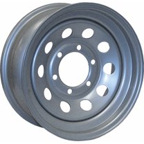 Trailer Wheel Rim #374 16x6 16"x6" Modular 8 Hole 6.5" OC Silver 1/2 ...