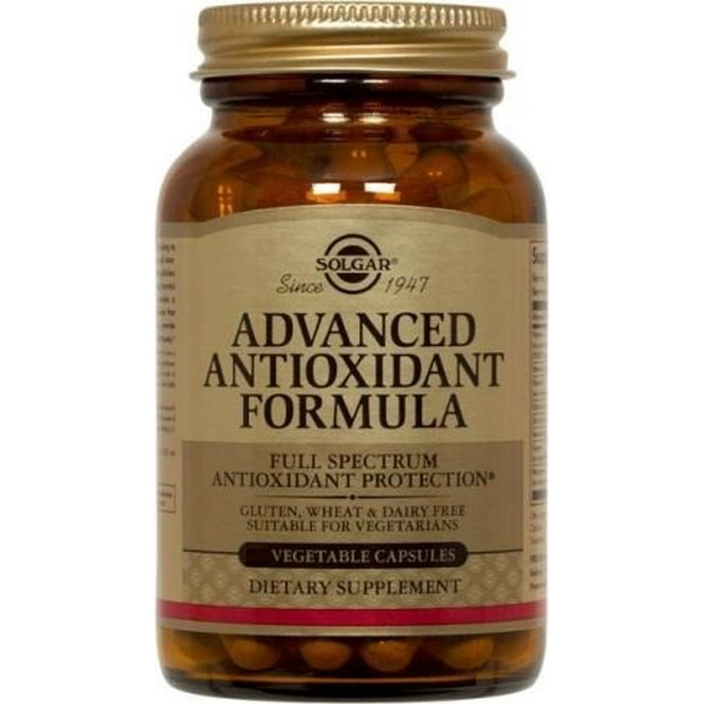 Solgar Advanced Antioxidant Formula 120 Vegetable Capsules - Walmart ...