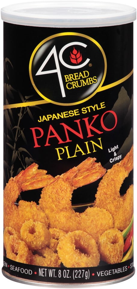 4C Japanese Style Panko Bread Crumbs, Plain, 8 Oz - Walmart.com