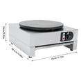 40cm Large Commercial Electric Pancake Crepe Maker Machine Griddle Pan ...