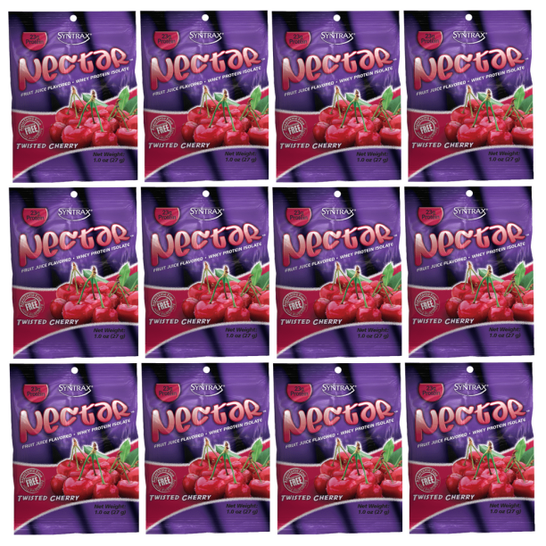 Syntrax Nectar Protein Powder Trial Sizes (12-Pack) - 15 flavors to ...