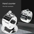 Clickers Counter, Metal Hand Tally Counter Clickers with 4 Digit ...