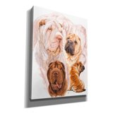 Epic Graffiti 'Shar Pei With Ghost' by Barbara Keith, Canvas Wall Art ...
