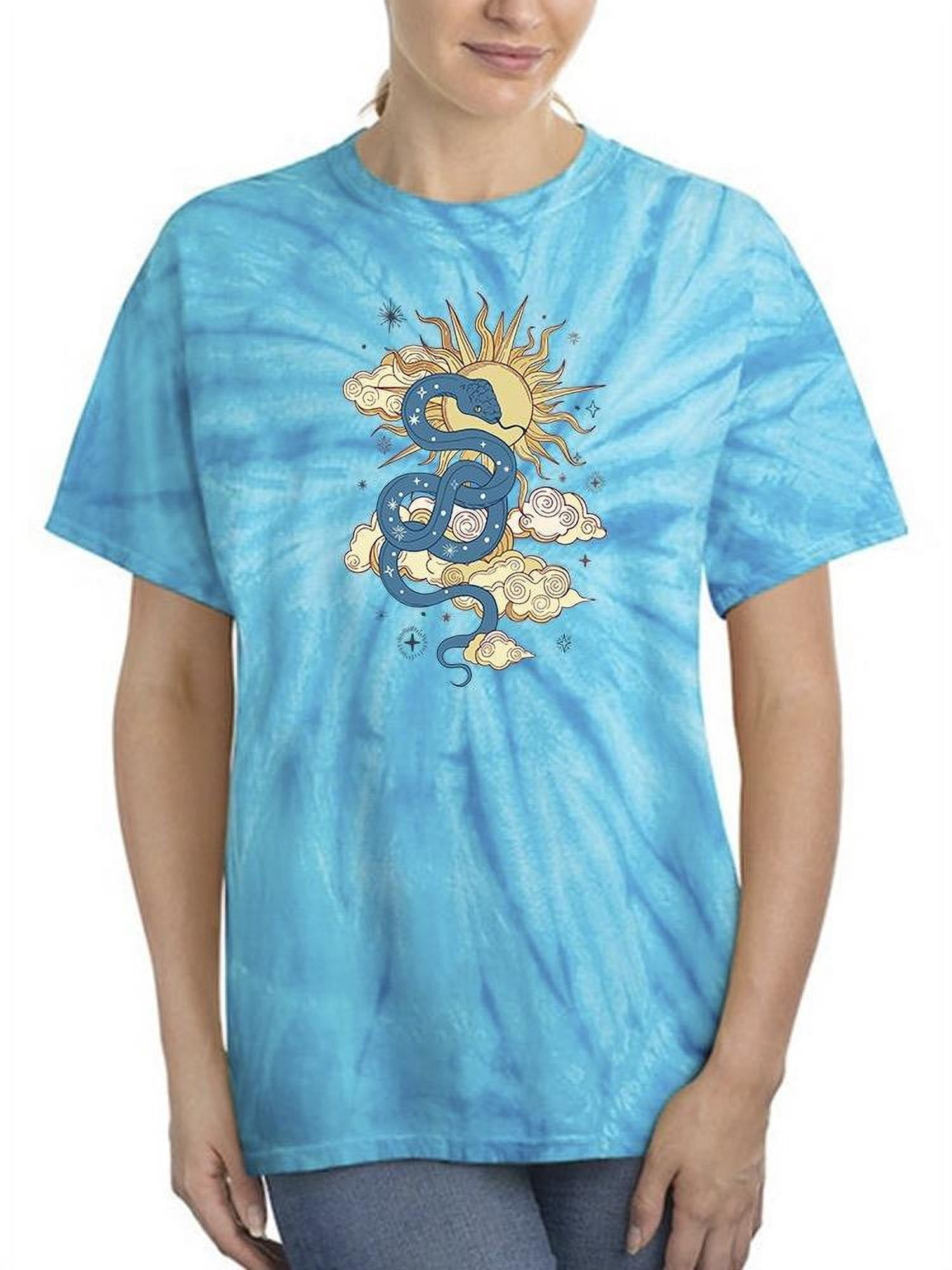 Snake On The Clouds Tie Dye Cyclone Women -Image by Shutterstock ...