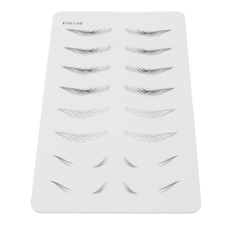 Eyebrow Microblading Practice Sheet, Inkless Thick Microblading ...