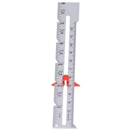 Herwey Sewing Gauge Knitting Crafting Sewing Hemming Measuring Sliding ...