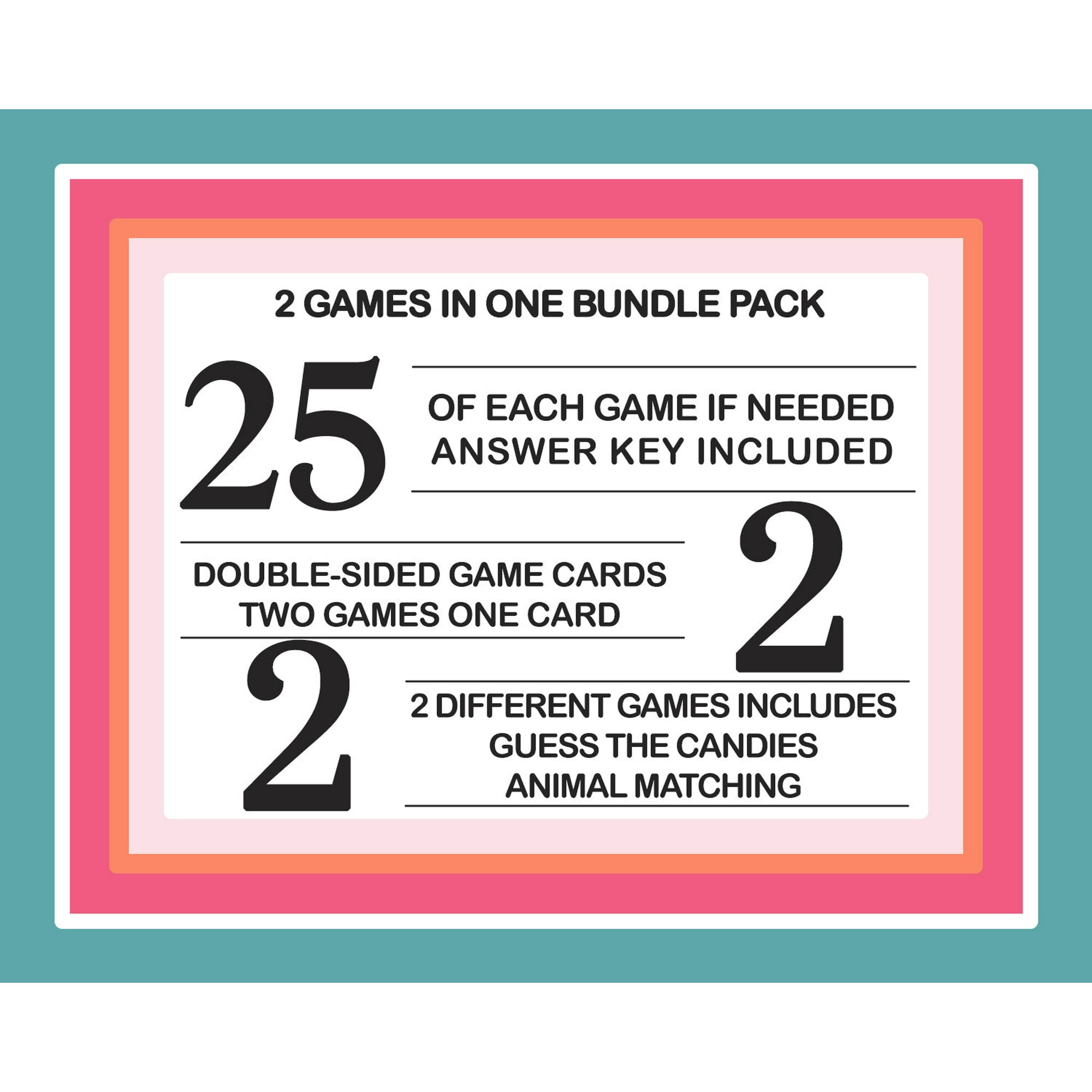 Baby Shower Candy Game Answers