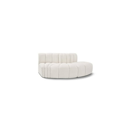 Meridian Furniture Arc Green Boucle Fabric Modular Sectional - Walmart.com