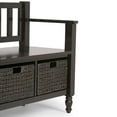 Simpli Home Dakota Entryway Storage Bench - Walmart.com