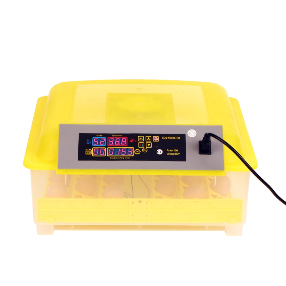 48-Eggs Intelligent Automatic Egg Incubator Temperature Control Hatcher ...