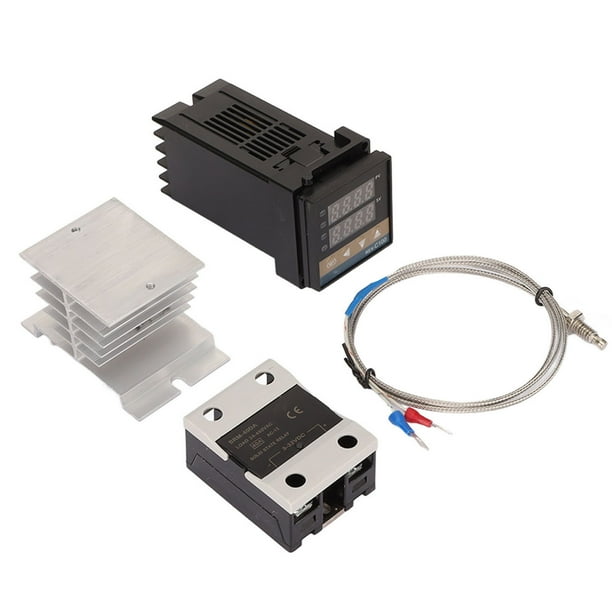 Thermocouple Temperature Controller,PID Temperature Controller Set SSR ...