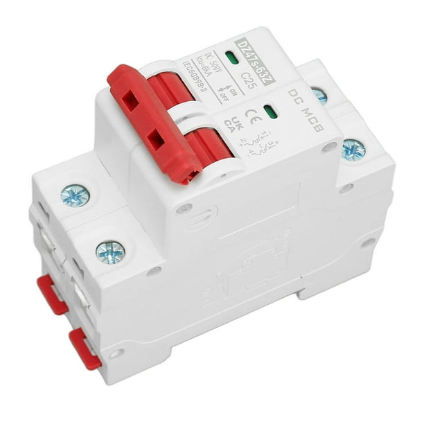 Disyuntor De CC, Disyuntor Fotovoltaico De Protección Contra Cortocircuitos De Doble Polo 500V ...