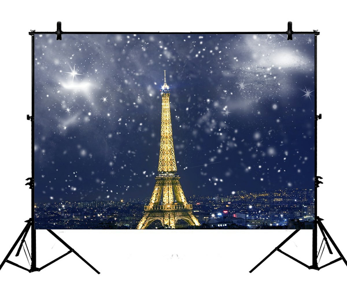 PHFZK 7x5ft City Landmark Backdrops, France Paris Eiffel Tower with ...