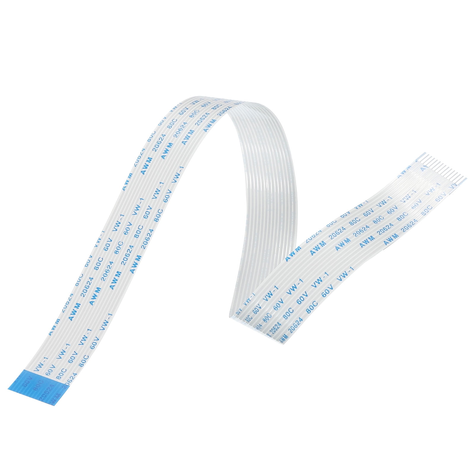 Uxcell Flexible Flat Cable Extension Cables 14 Pins 1.0mm Pitch 300mm B ...