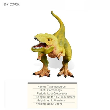 Jurassic Simulation Solid Dinosaur Model - Yellow Crouching ...