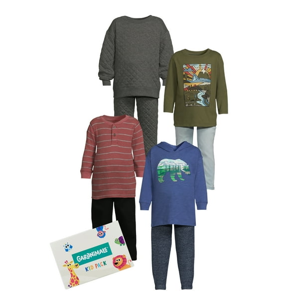 Garanimals Toddler Boy Mix and Match Outfit Set, 8-Piece, Sizes 12M-5T ...
