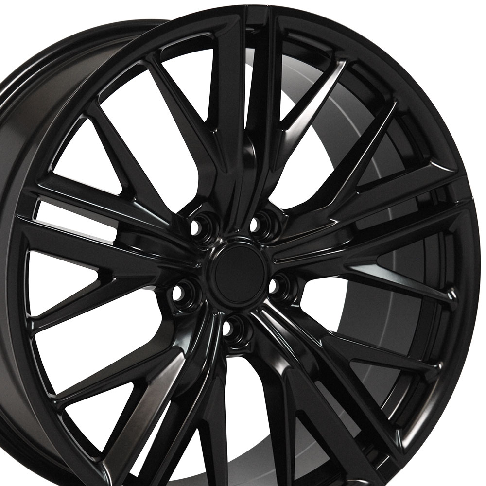 20 inch Satin Black 5773 OE Wheels Set Fit Chevy Camaro - ZL1 Style ...