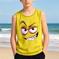 Boys Hawaiian Shirt Funny Print Summer Beach Tank Top Sleeveless Vest ...