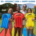 JAMBO 20ft Premium Triple Water Slide with 3 Body Boards - Walmart.com