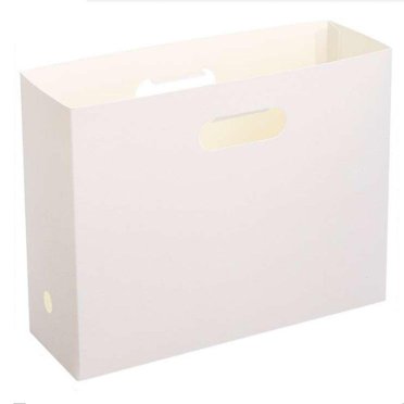 U Brands Linen Magazine File Holder, Beige Linen Finish, Beige, 1 Count ...