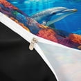 Manfei Cartoon Dolphin Duvet Cover Set for Kids Boys and Girls, Ocean ...