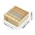 Beige Drawer Style Underwear Sock Storage Box, Multifunction Organizer ...
