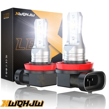 H11 H8 H9 LED Headlight Kit High Beam Bulb Super Bright 6000K White ...