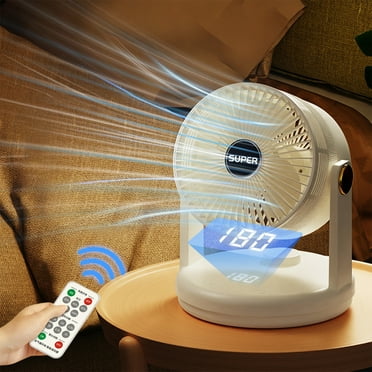 Cool-Living 12" 3-Speed Oscillating Table Fan with Adjustable Tilt ...