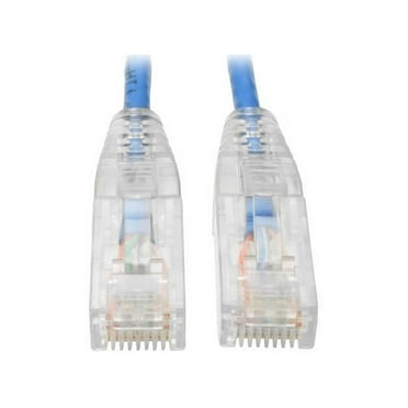 N001-025-BL CAT-5E Snagless Molded Patch Cable (25ft) - Walmart.com