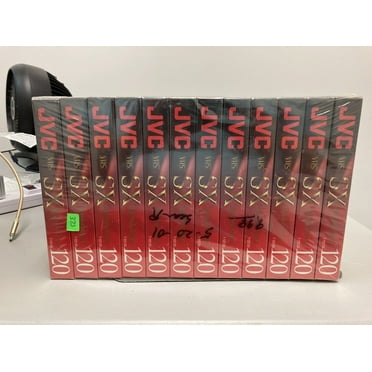 JVC T-120 SX 6 Hour VHS Cassette Tape - 4 pack - Walmart.com