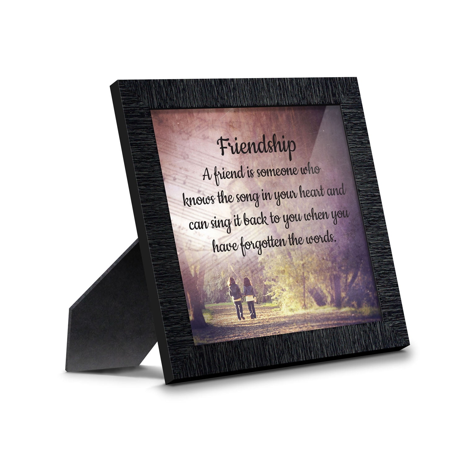 Friendship Song Framed Poem, Long Distance Friendship Gifts, Best ...