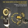 11/16 Ratchet Wrench Flex , 11/16 Wrench Ratcheting Combination ...