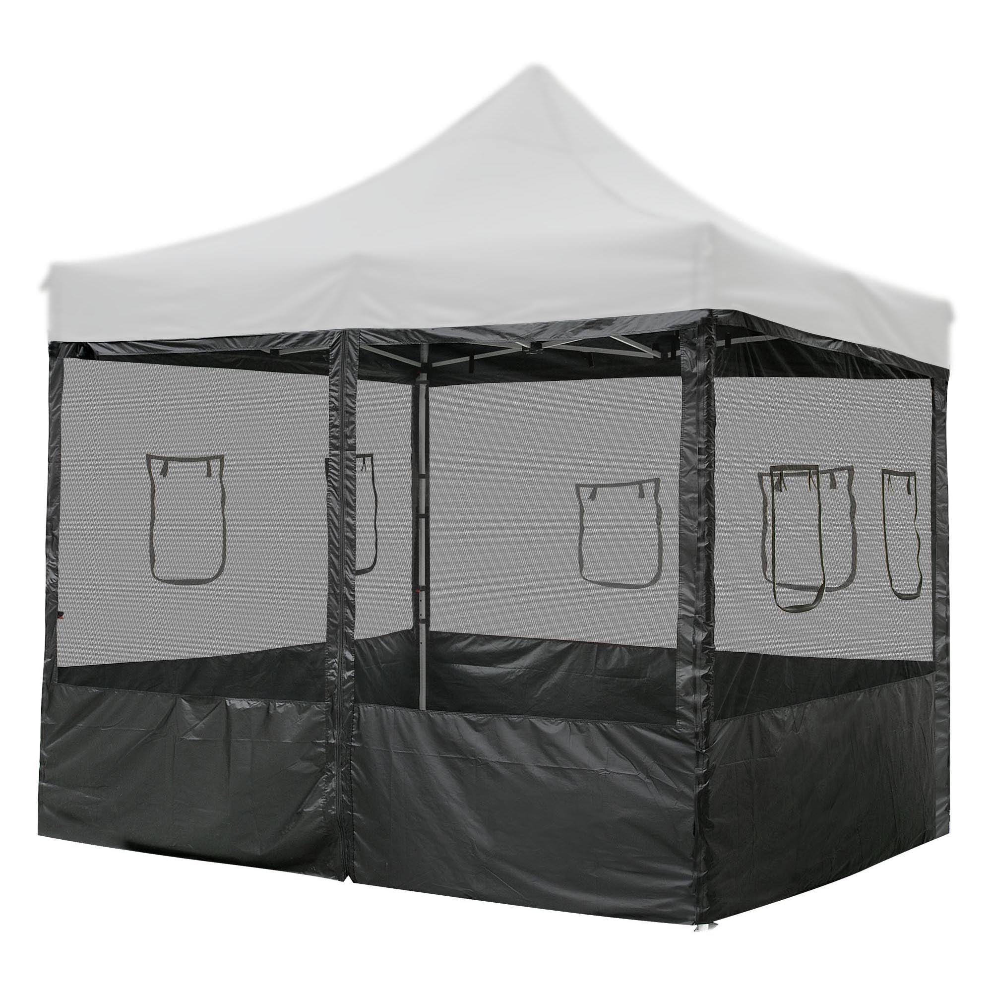 InstaHibit 4 Pcs 10 ft Pop Up Canopy Tent Sidewall Mesh Side Wall Party ...