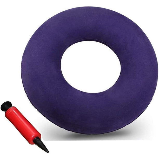 Donut Cushion Seat Inflatable Ring Cushion with A Pump Hemorrhoid Seat ...