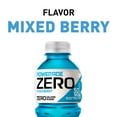 POWERADE ZERO Berry Blast Bottled Electrolyte Sports Drink, 20 fl oz, 8 ...